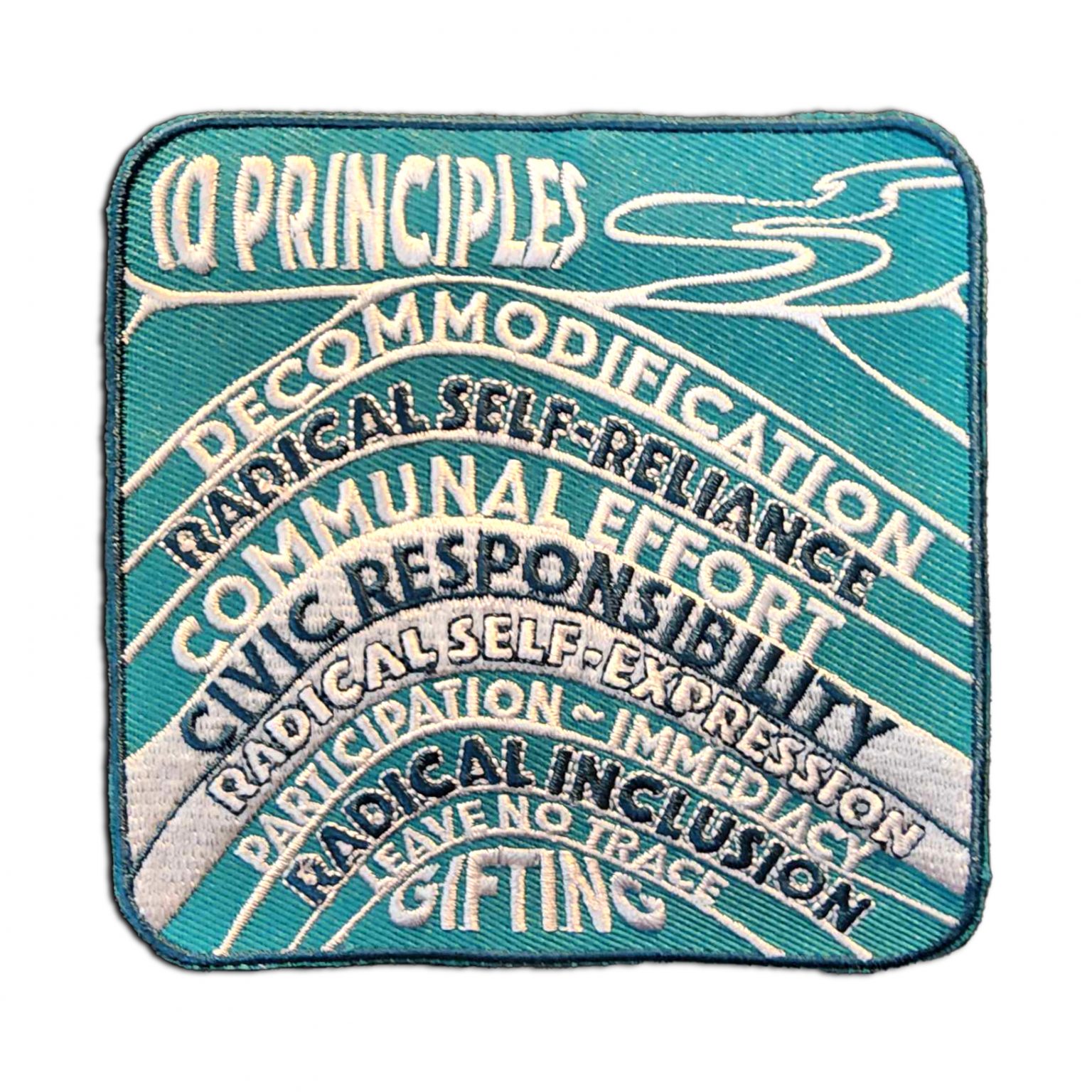 10 Principles Patch – Playa Makers