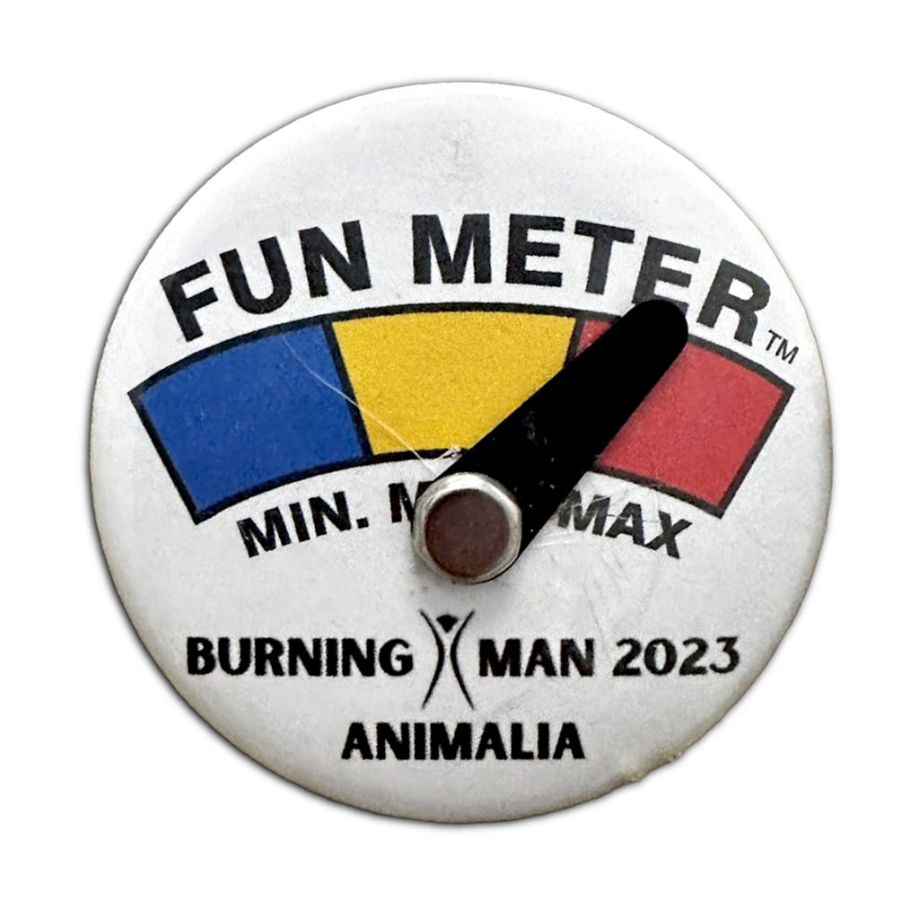 Fun Meter, Animalia 2023 Button – Playa Makers