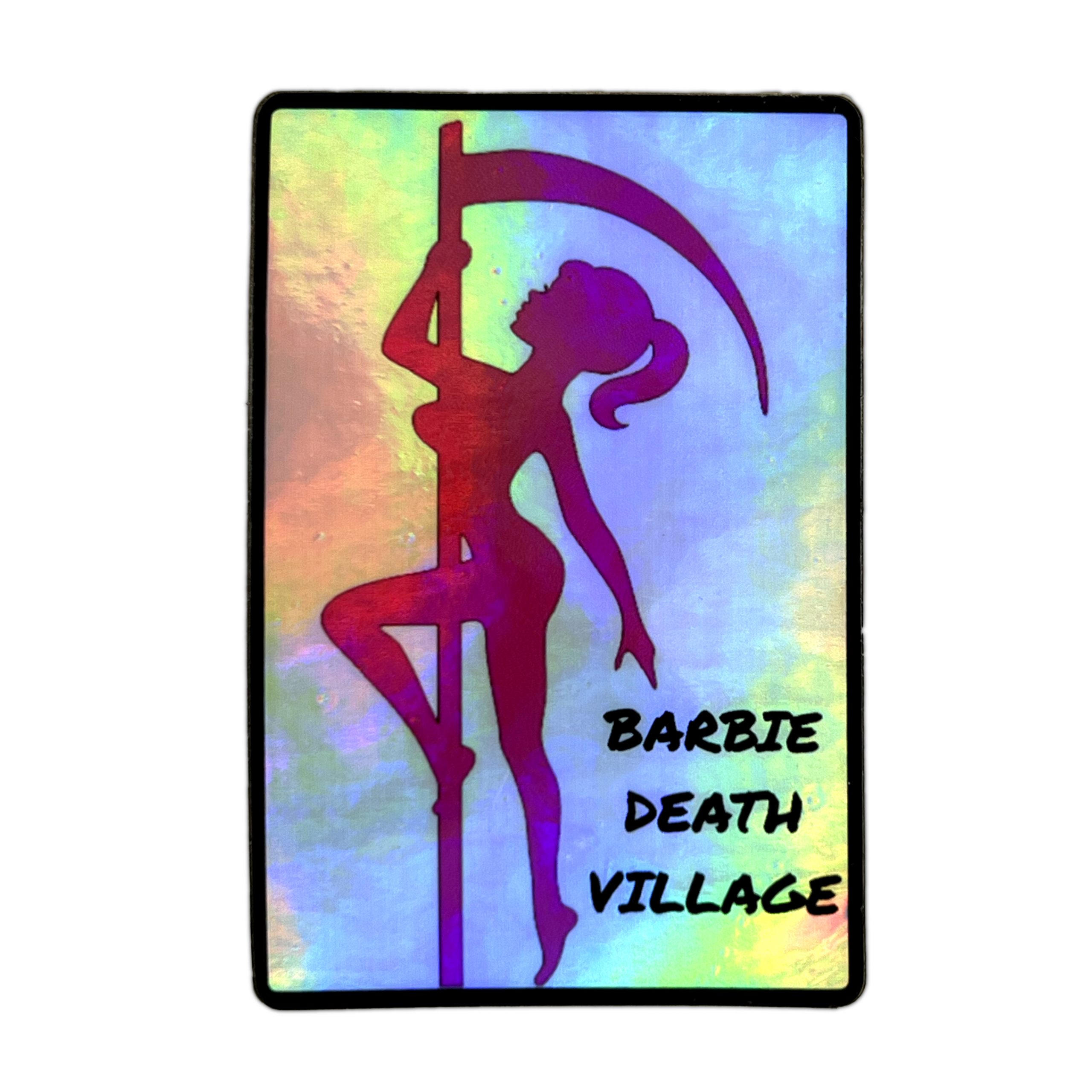 Barbie Death Village, 2024 Sticker - Playa Makers