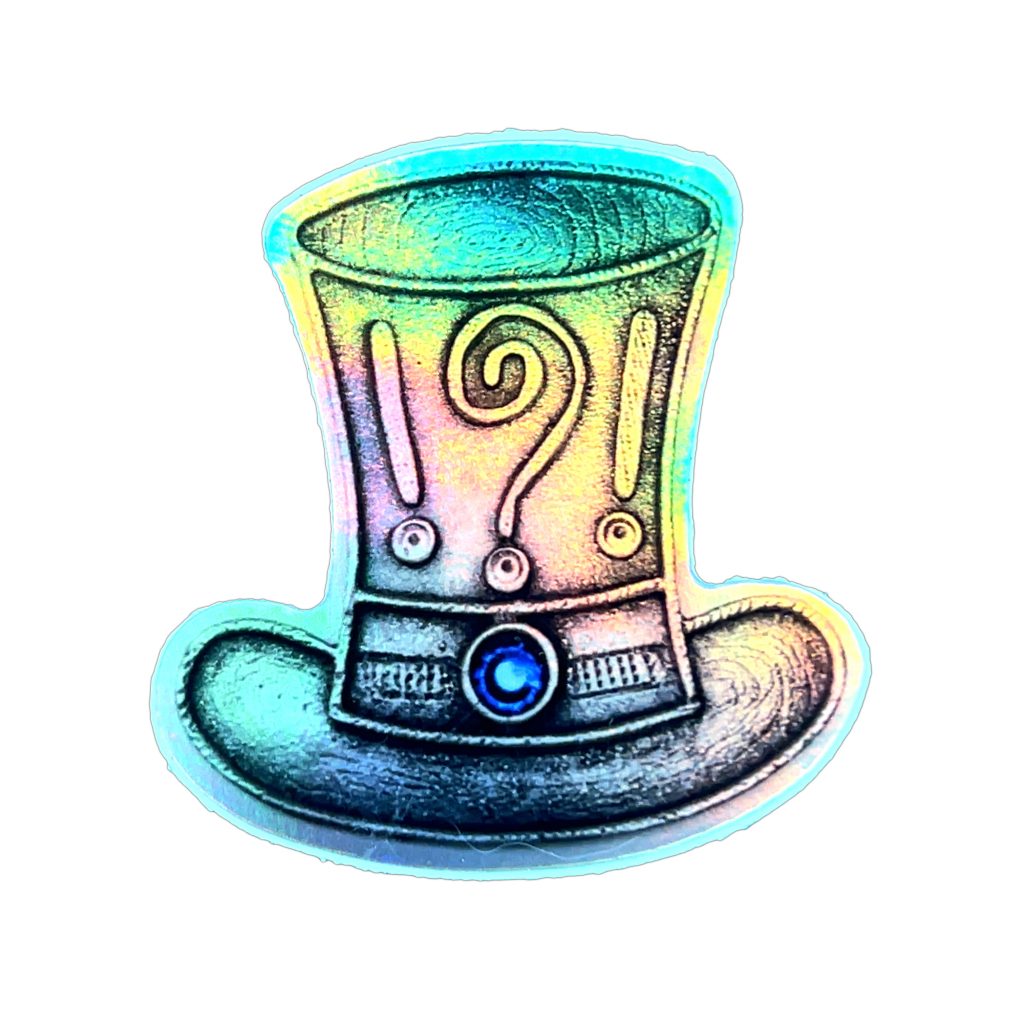Mad Hatter Sticker - Playa Makers