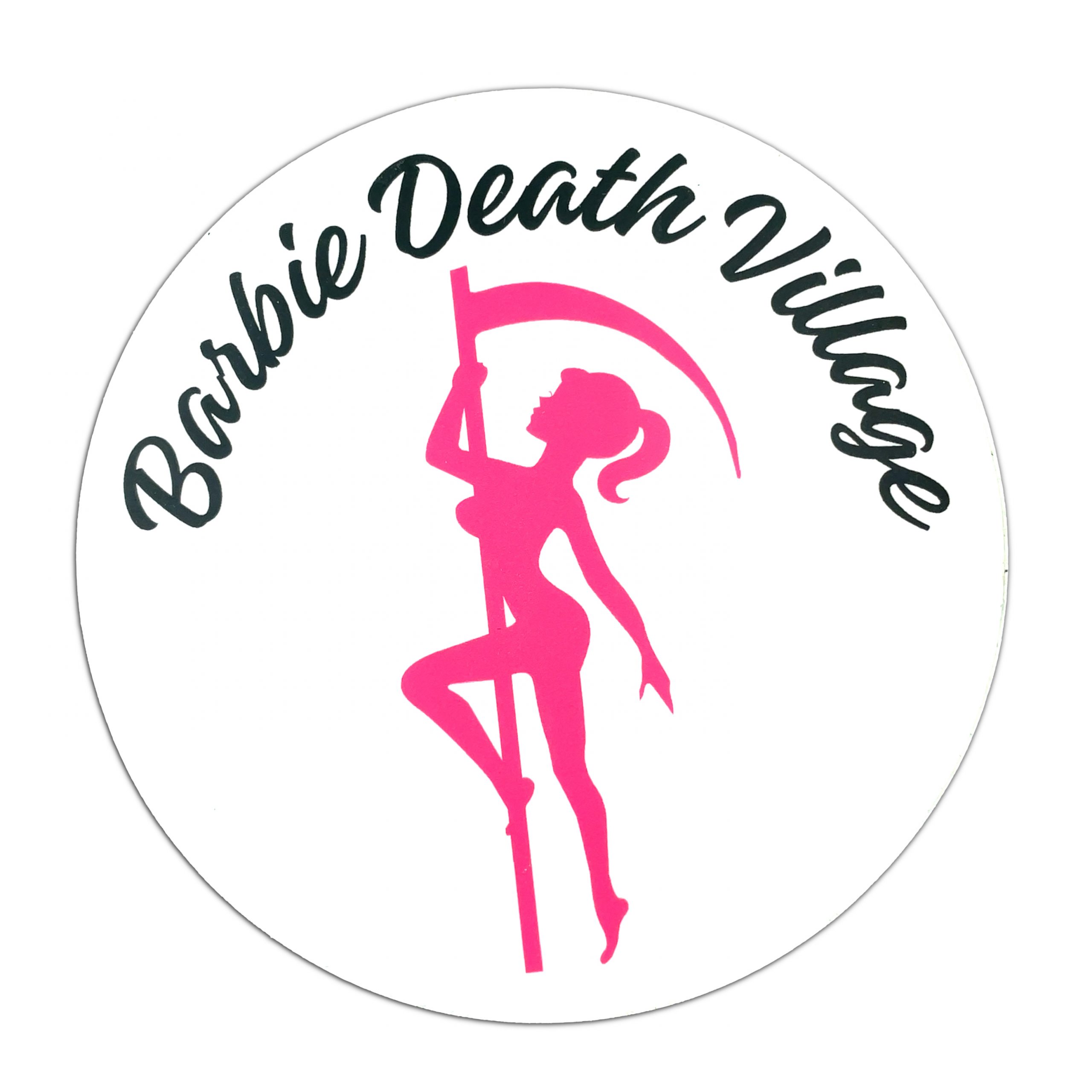 Barbie Death Village, 2023 Sticker – Playa Makers